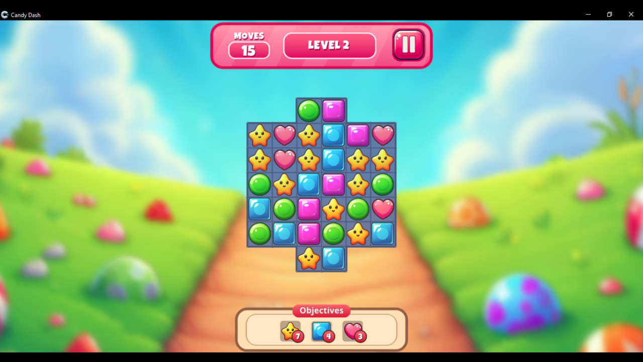 Candy Dash 120 LEVELS (Two Game Mode) - HTML5 by GameDiStudio_ | CodeCanyon